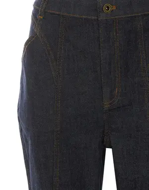 SELF-PORTRAIT High-rise Flared Jeans