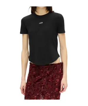 ANN DEMEULEMEESTER Floor Micro T-shirt - Black