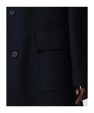 Dries Van Noten Single-breasted Wool Coat