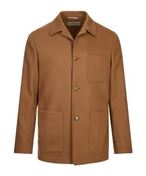 Canali Patch-pocket Jacket - Brown