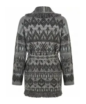 Alanui Long-sleeve Belted Cardigan