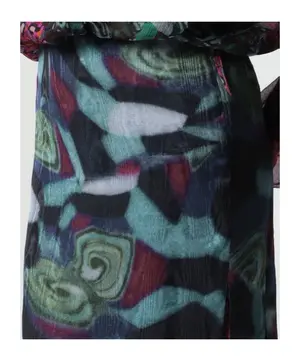 Dries Van Noten Silk-blend Print Skirt