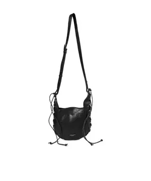 ANN DEMEULEMEESTER Henna Lace-up Shoulder Bag