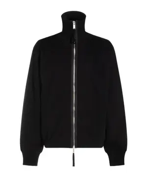 THOM KROM Mock-neck Casual Jacket - Black