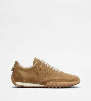 TOD'S Sneakers In Suede - Beige