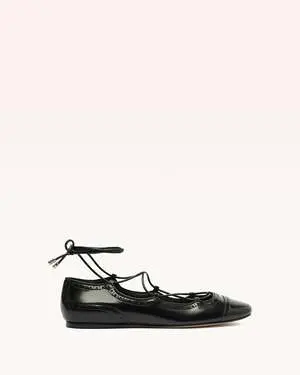 ALEXANDRE BIRMAN Lace Up Brogue - Black