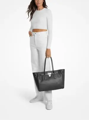 Michael Kors Hamilton Moderne Large Leather Tote Bag