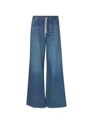 LA LIGNE Darcy Drawstring-waist Jeans - Blue
