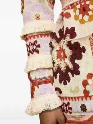 HAYLEY MENZIES Soraya Jacquard Knit Cardigan