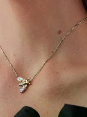Sara Weinstock Queen Bee Diamond Necklace