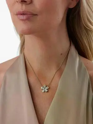 Sara Weinstock 18kt Yellow Lierre Flower Necklace - Gold