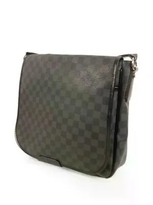 LOUIS VUITTON Damier Graphite Mm Daniel Shoulder Bag - Grey