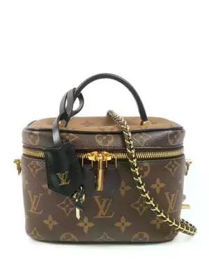 LOUIS VUITTON Pm Vanity Monogram Reverse Make-up Bag - Brown