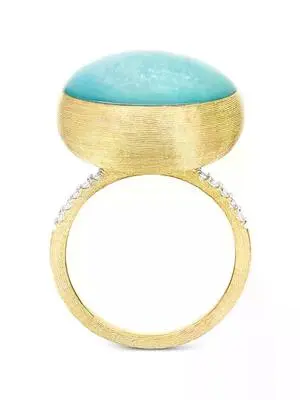 NANIS Boules Amazonite Diamond Ring