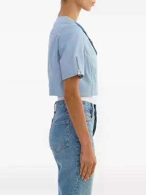 LAMARQUE Kirsi Cropped Leather Jacket