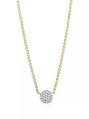 Phillips House Micro Infinity Diamond Necklace - Gold
