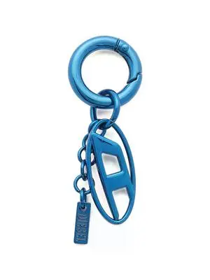 DIESEL® Oval D Logo-engraved Charm - Blue