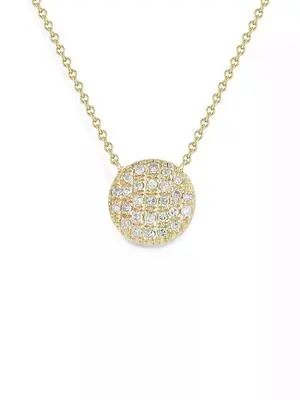 DANA REBECCA DESIGNS Lauren Joy Diamond Disc Necklace - Gold