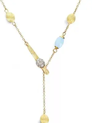 NANIS Soffio Aquamarine And Diamond Necklace