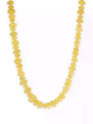 LEIGH MAXWELL 18k Yellow Danburite Amazonite Necklace - Gold