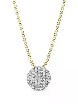 Phillips House Mini Infinity Diamond Necklace - Gold