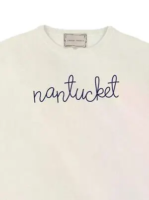 Lingua Franca Nantucket Crew-neck Sweater - Neutrals