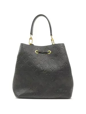 LOUIS VUITTON Néonoé Monogram Empreinte Bucket Bag - Black