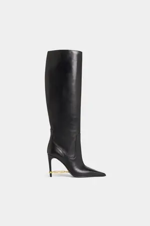 Dsquared2 Metal Bar Heeled Boots