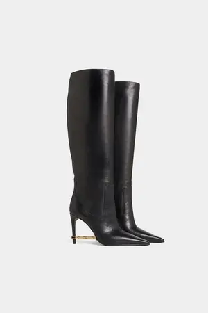 Dsquared2 Metal Bar Heeled Boots