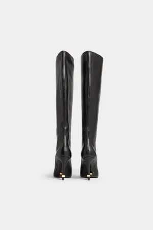 Dsquared2 Metal Bar Heeled Boots