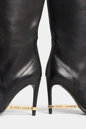 Dsquared2 Metal Bar Heeled Boots
