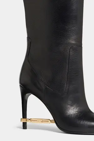 Dsquared2 Metal Bar Heeled Boots