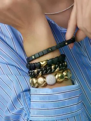 Roberto Demeglio 18k Yellow Gold Chain-link Bracelet