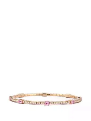 Roberto Demeglio 18k Rose Diamond And Sapphire Bracelet - Gold