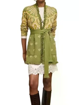 HAYLEY MENZIES Dalton Fringe-trim Cardigan
