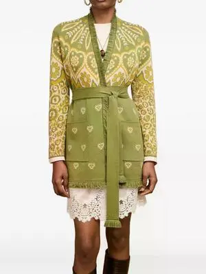 HAYLEY MENZIES Dalton Fringe-trim Cardigan