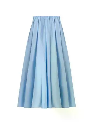 Scanlan Theodore Gathered Pleated Maxi Skirt