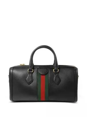 Gucci Ophidia Web Stripe Tote Bag - Black