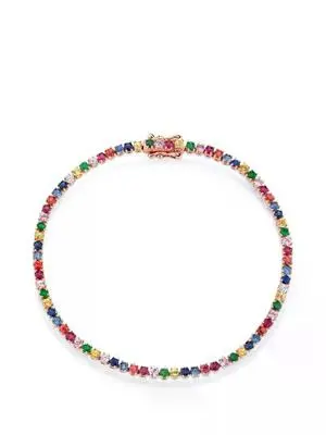 ANITA KO Small Hepburn Multi-stone Bracelet In 18k Rose Gold