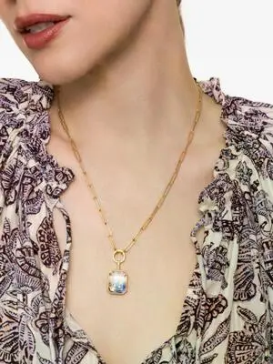 Loquet Diamond And Sapphire Necklace