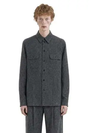 Valentino Garavani Boutonné Wool Overshirt
