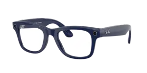 Ray-ban Meta Wayfarer - Clear,sapphire
