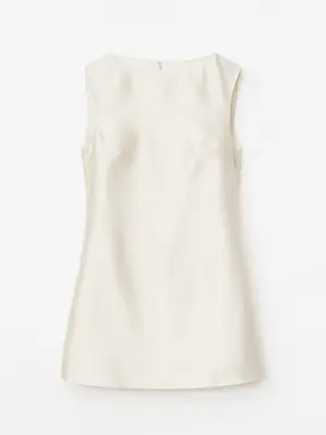 ALAS Silk Blend Bridal Mini Dress
