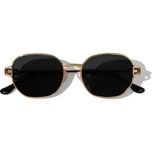 COSSINO Cossino Ammiras 52mm Sunglasses Black/gold