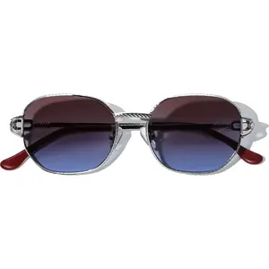 COSSINO Cossino Ammiras 52mm Sunglasses Violet/silver