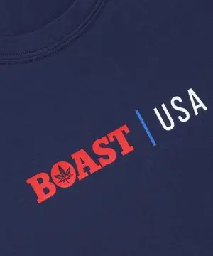 Boast Usa Tee - Navy