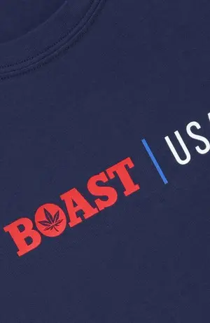 Boast Usa Tee - Navy