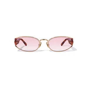 COSSINO Bisou Oval Cat Eye Sunglasses - Pink Tortoiseshell