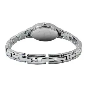 PEUGEOT Sun Moon Oval Link Bracelet Watch - Silver