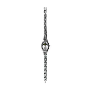PEUGEOT Sun Moon Oval Link Bracelet Watch - Silver
